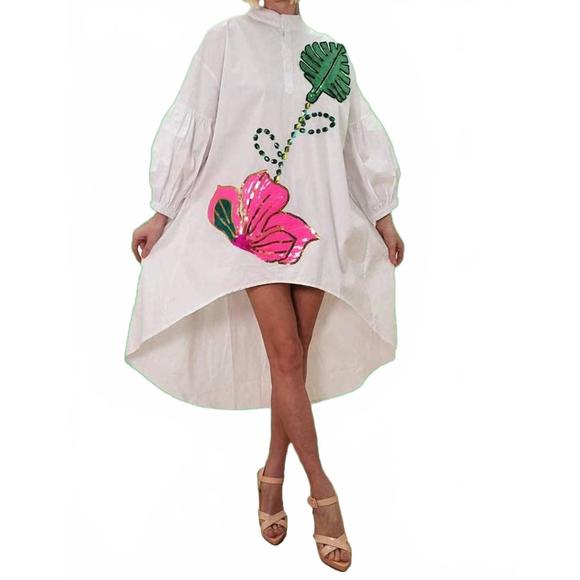 N By Nancy | Dresses | New N By Nancy White Shirt Mini Dress In White ...